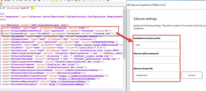 Sitecore Installation Assistant – Setup default values – Let`s Share